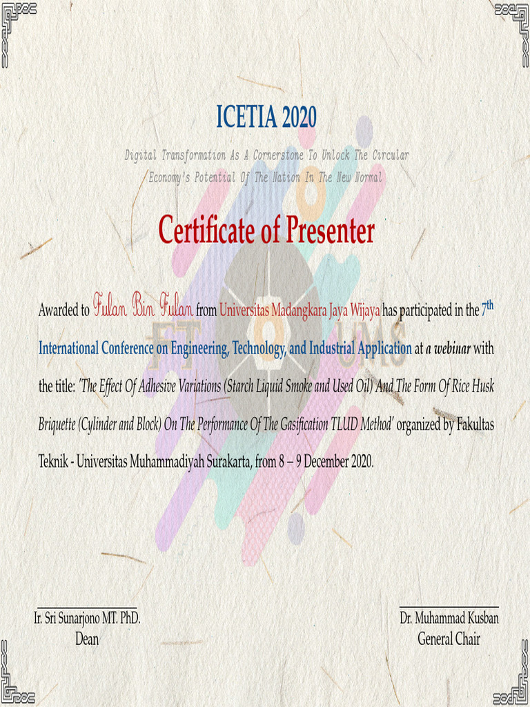 Master Presenter ICETIATAnda Tanda Tangan | PDF