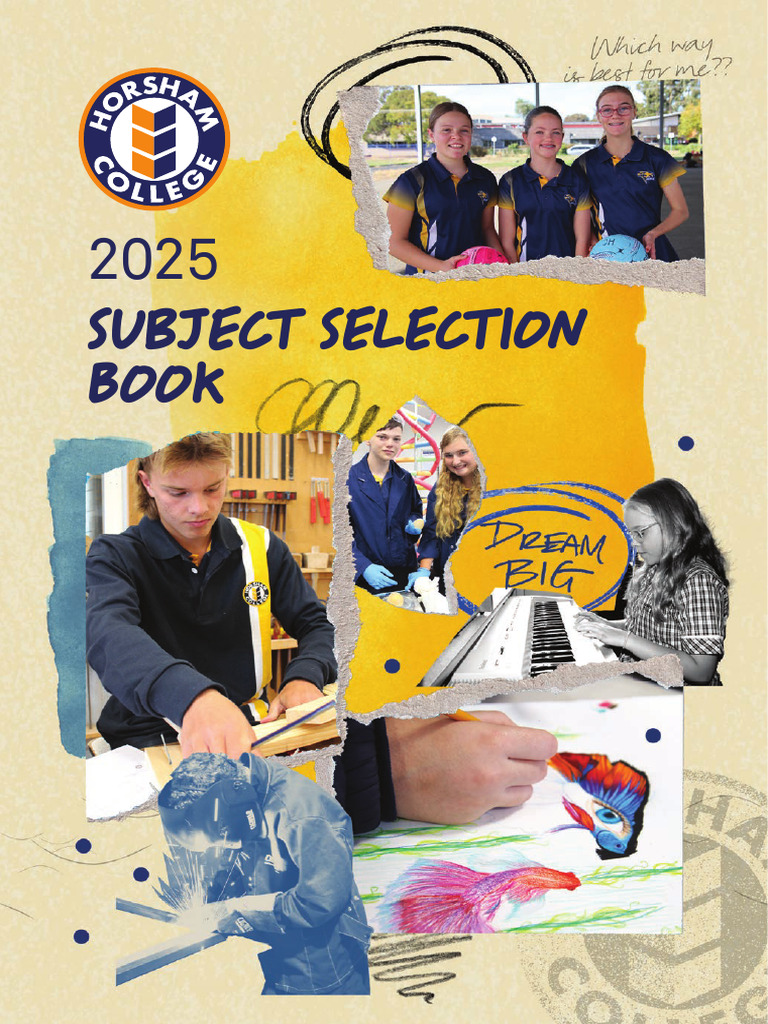 2025 Horsham College Subject Selection Book | PDF | Drawing ...