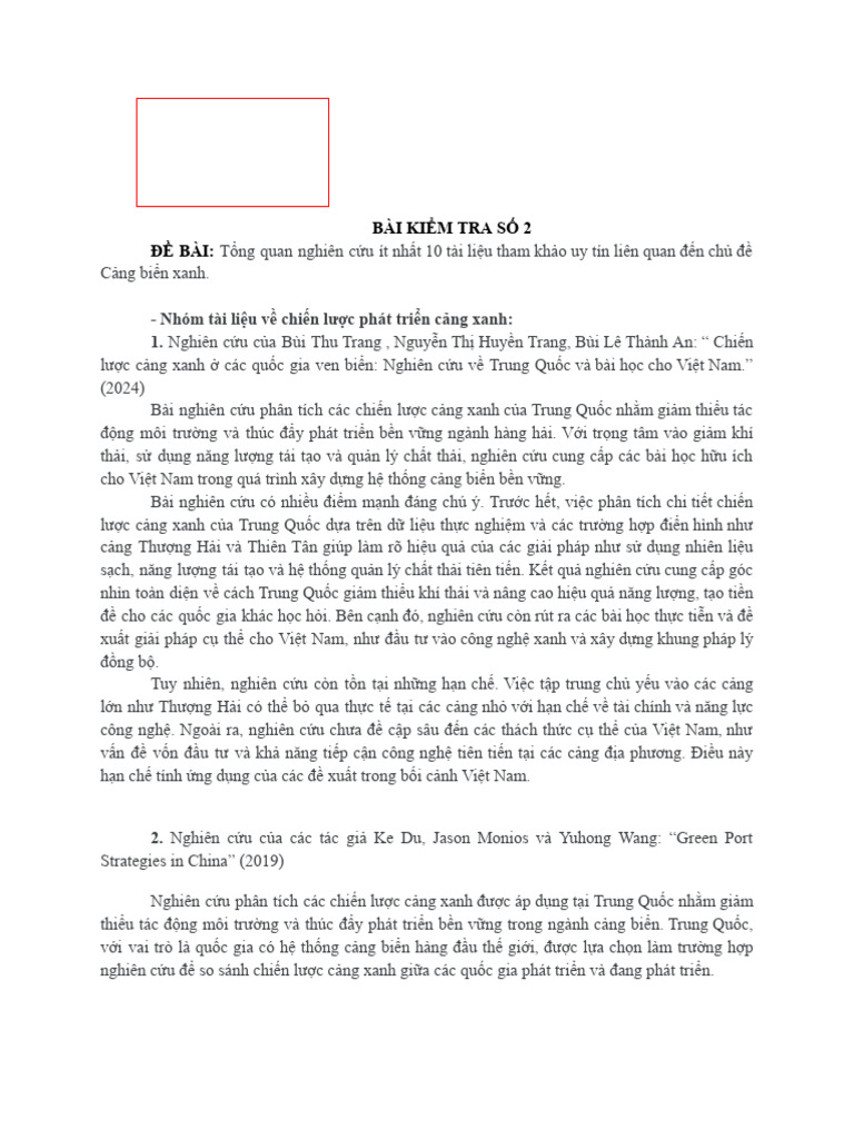 Bài kiểm tra Giao nhận và vận chuyển hàng hóa quốc tế TMU | PDF