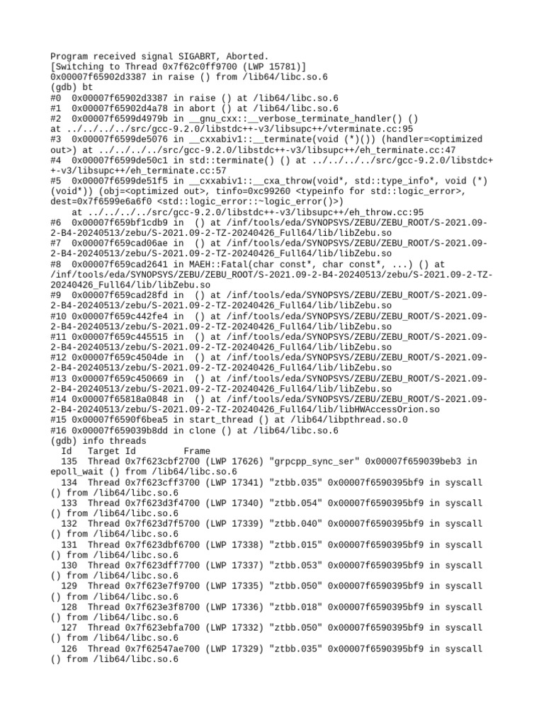 Gdb Stack Internal Error Fwc Zprd Pdf Computer Engineering