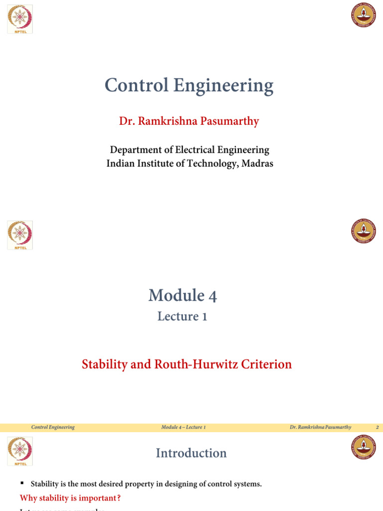 Mod4 Lec1 Stability | PDF