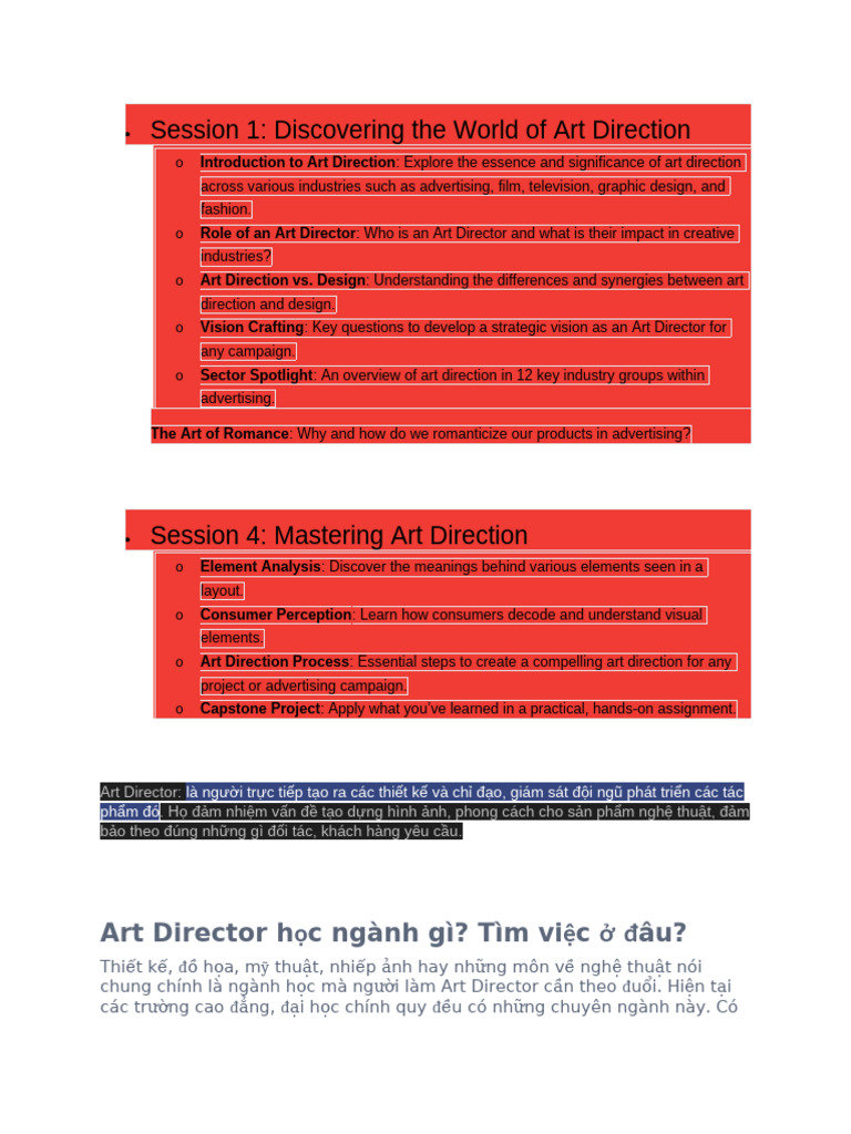 Notes For Multimedia Art Direction | PDF