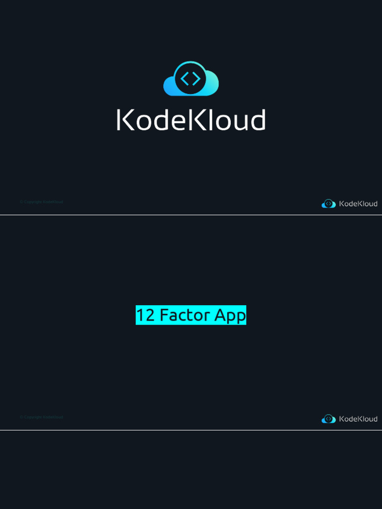 12 Factor App | PDF | Application Software | Login
