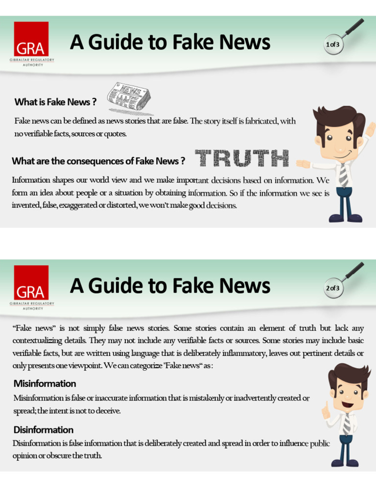 Guide To Fake News | PDF