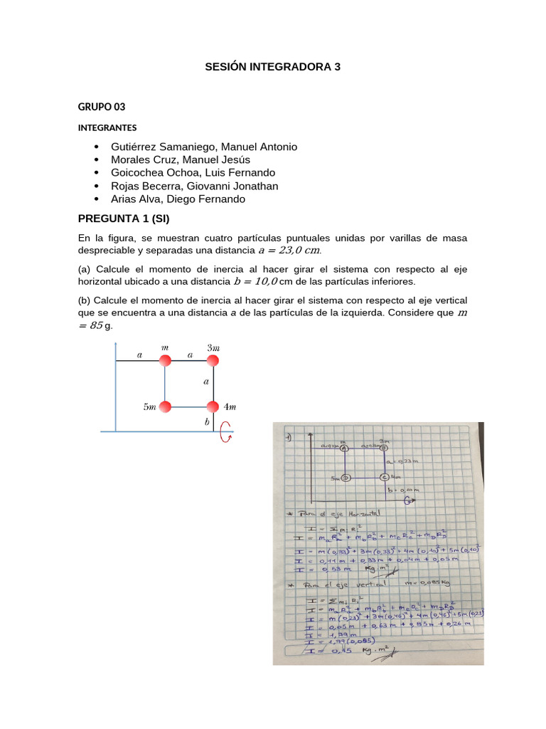 Sesión Integradora 3 | PDF