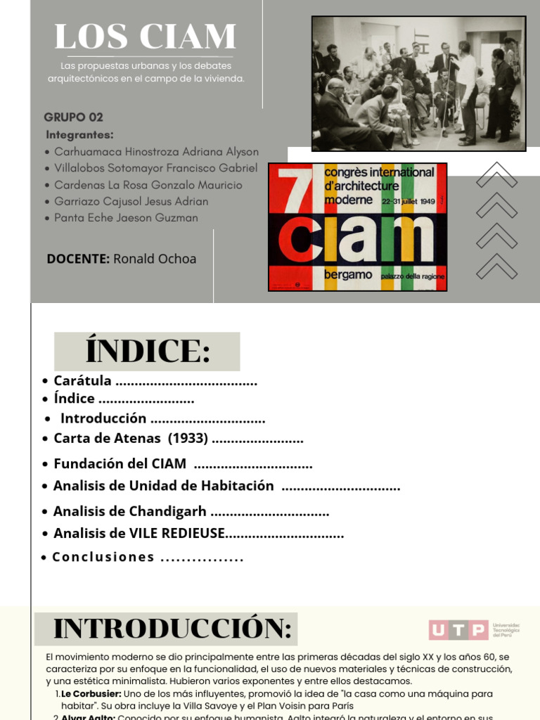 El Ciam-Grupo02 | PDF