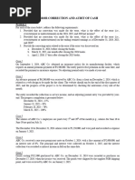 Auditing Problems: Ap - 01: Correction of Errors | PDF | Balance Sheet | Income Statement