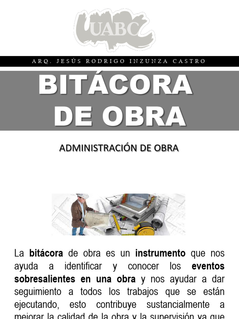 Bitacora de Obra Uabc | PDF | Blog
