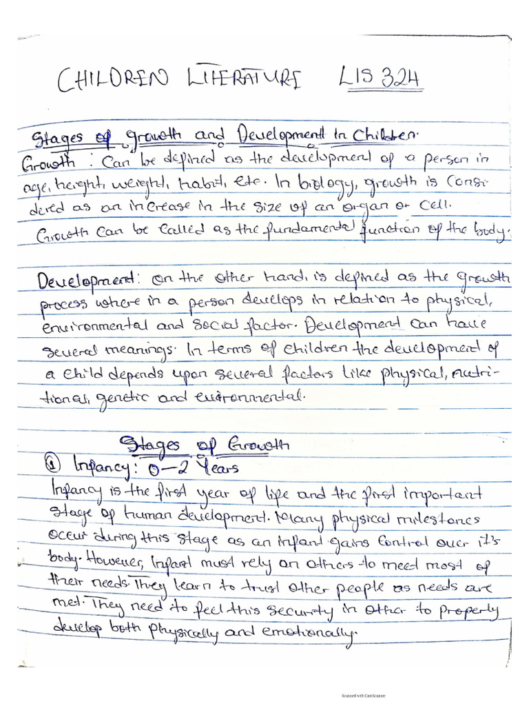 Children Literature Note | PDF