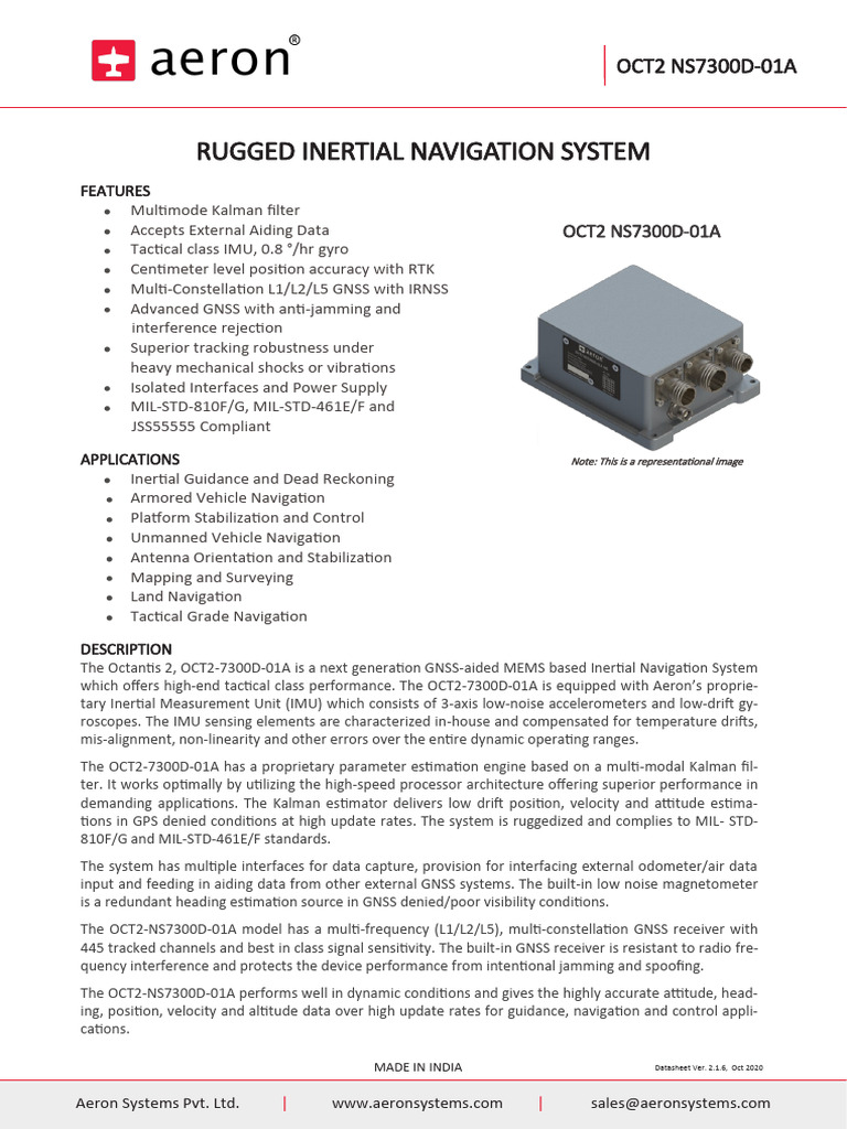 Rugged Inertial Navigation System | PDF | Inertial Navigation System ...
