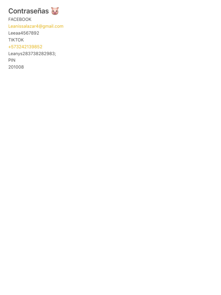 Contraseñas ? | PDF