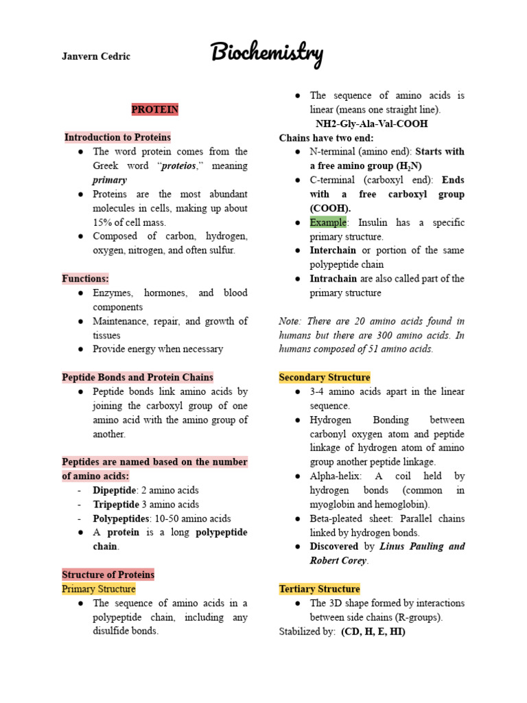 Biochemistry | PDF | Amino Acid | Proteins