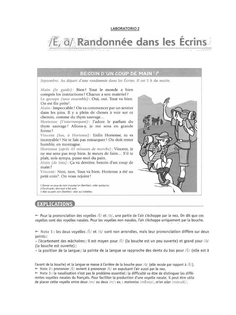 Primera Tarea de Frances Laboratorio Mau | PDF