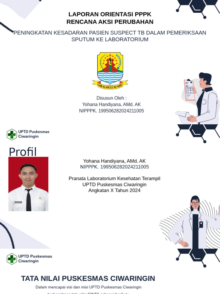 Kesadaran Pasien TB untuk Sputum Lab | PDF