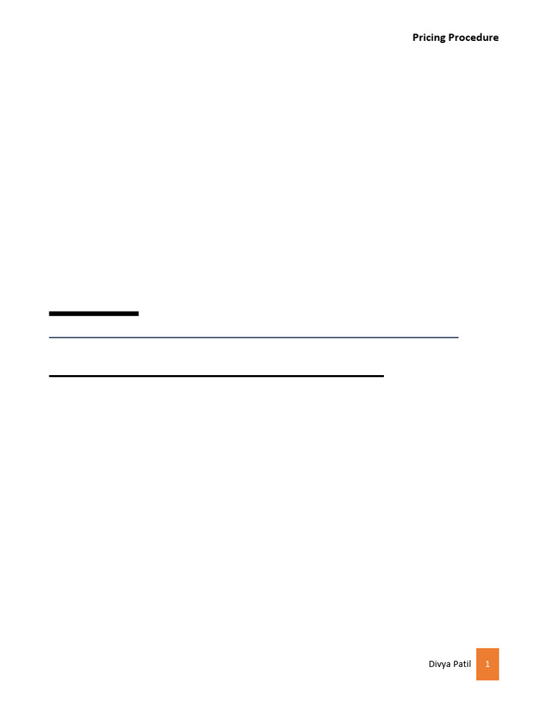 Pricing Procedure | PDF | Pricing | Xml Schema Pricing Procedure | PDF | Pricing | Xml Schema