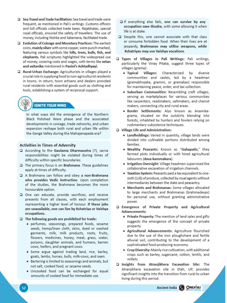 UPSC Wallah Books Ancient India 30 | PDF | Caste