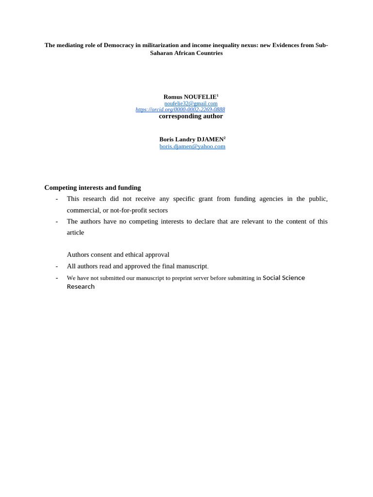 Interest and Statement | PDF