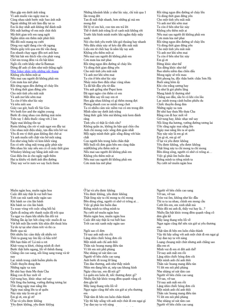 Lyrics | PDF