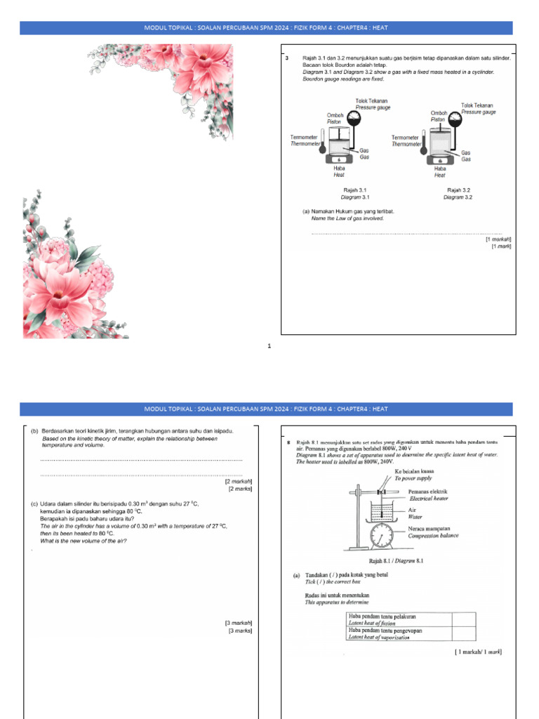 Physics f4 Chap 4 Modul SPM Percubaan 2024 - CST | PDF