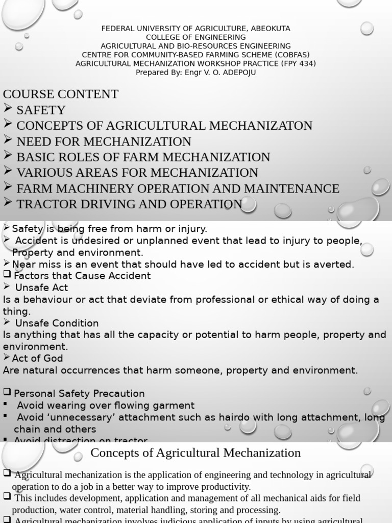 Training Material Fpy 434 | PDF | Tractor | Agricultural Machinery