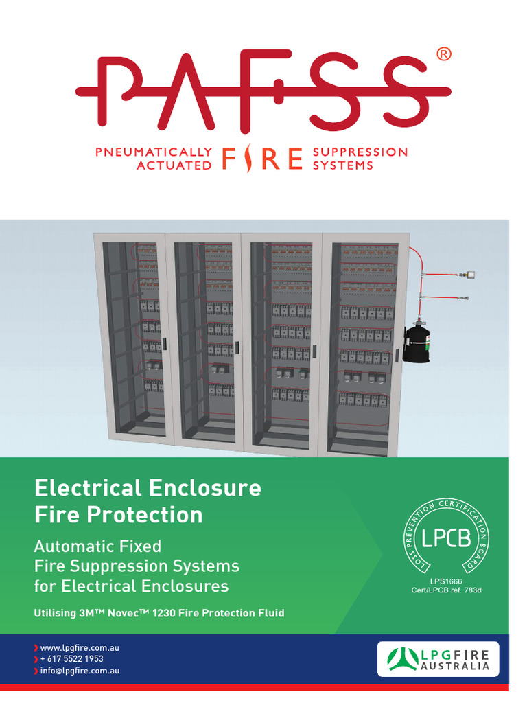 PAFSS - Electrical Enclosures Brochure - LPG Fire Australia - Issue 1 ...