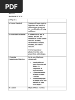A Detailed Lesson Plan in Physical Education 5 | PDF | Physical Fitness ...
