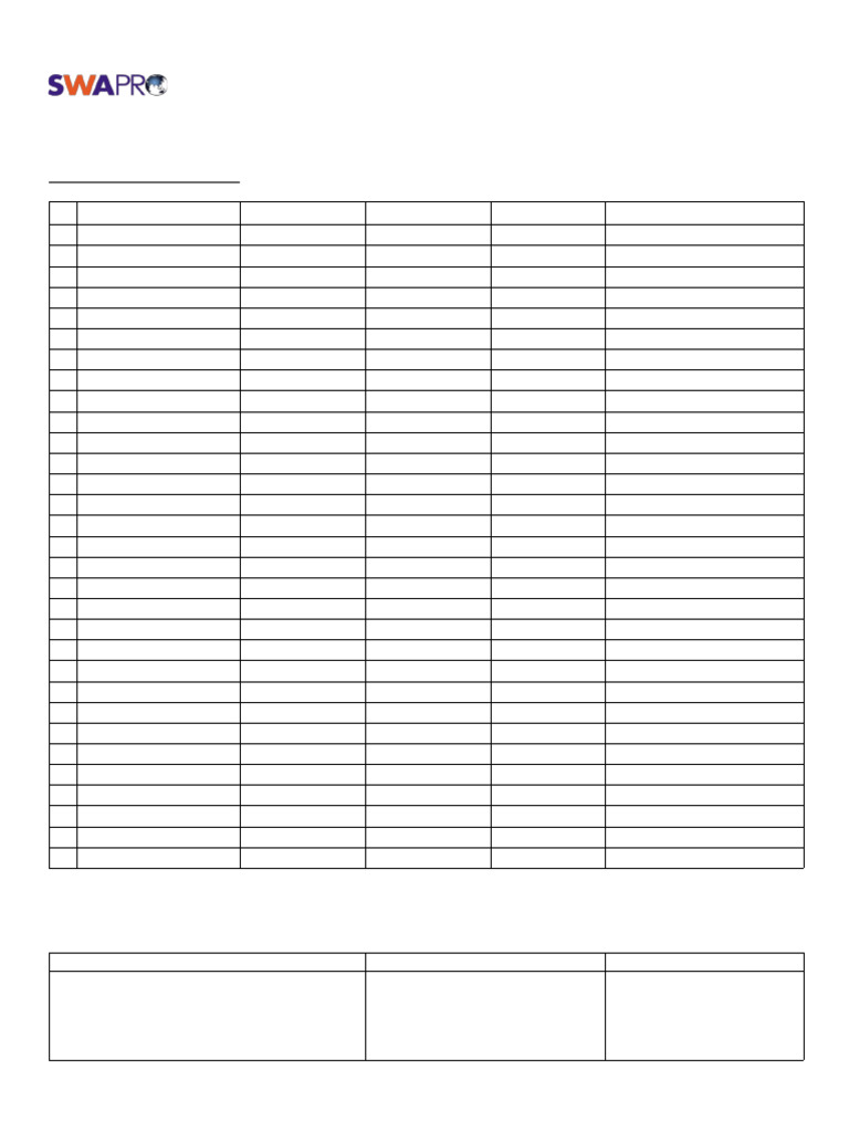 Form Absensi Manual | PDF