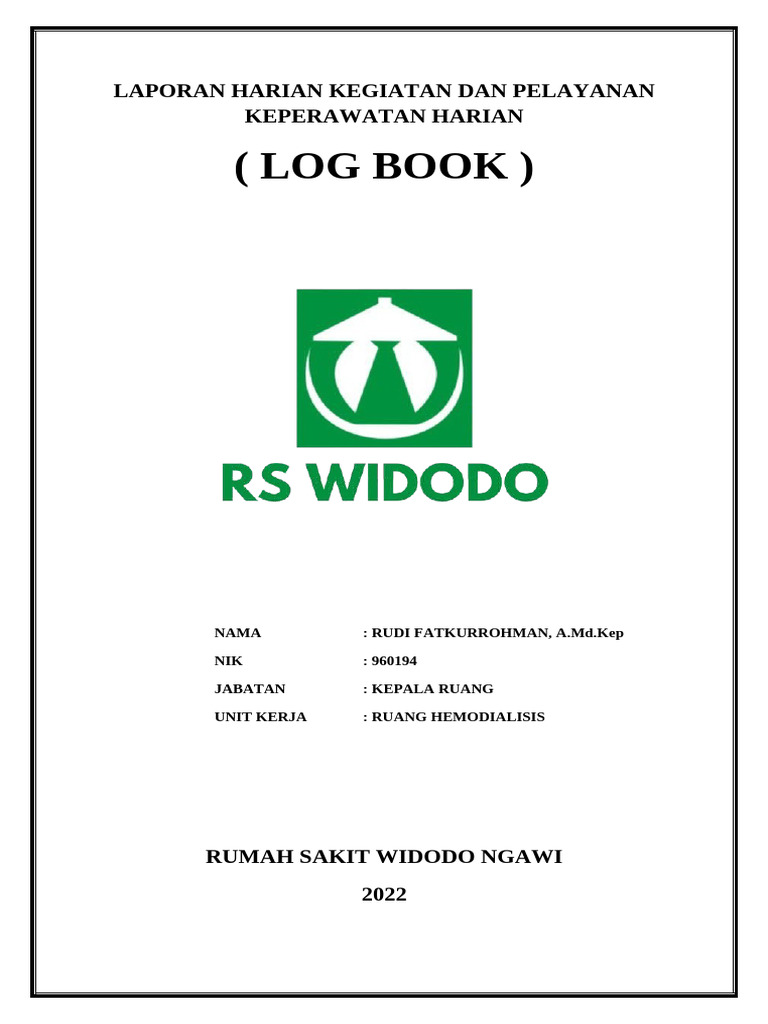 Sampul Log Book Danan | PDF