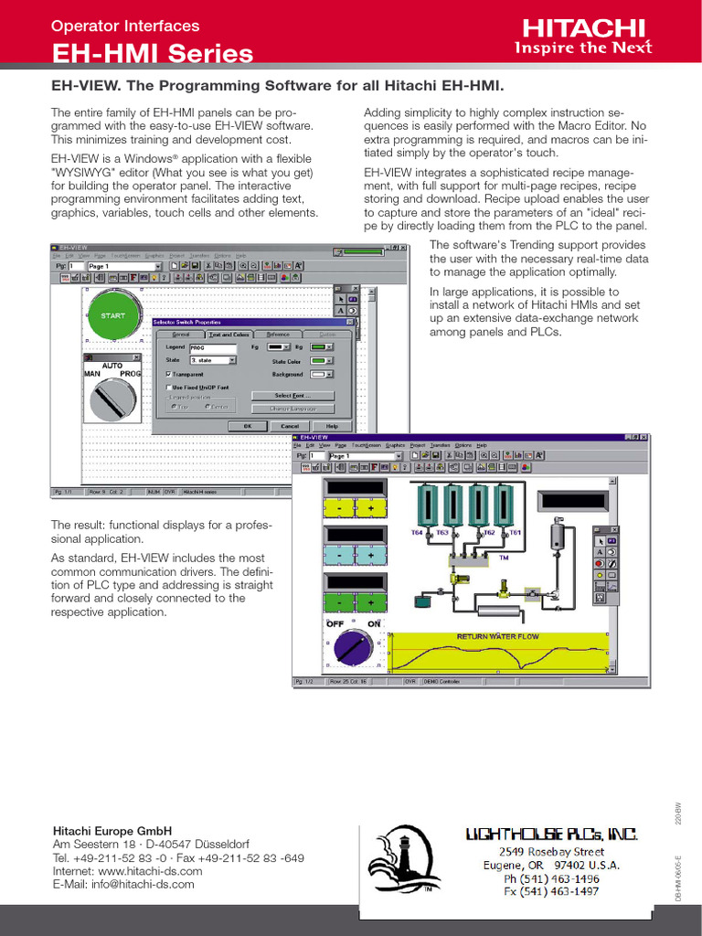 SFW Eh Hmi | PDF | Programmable Logic Controller | Computer Architecture