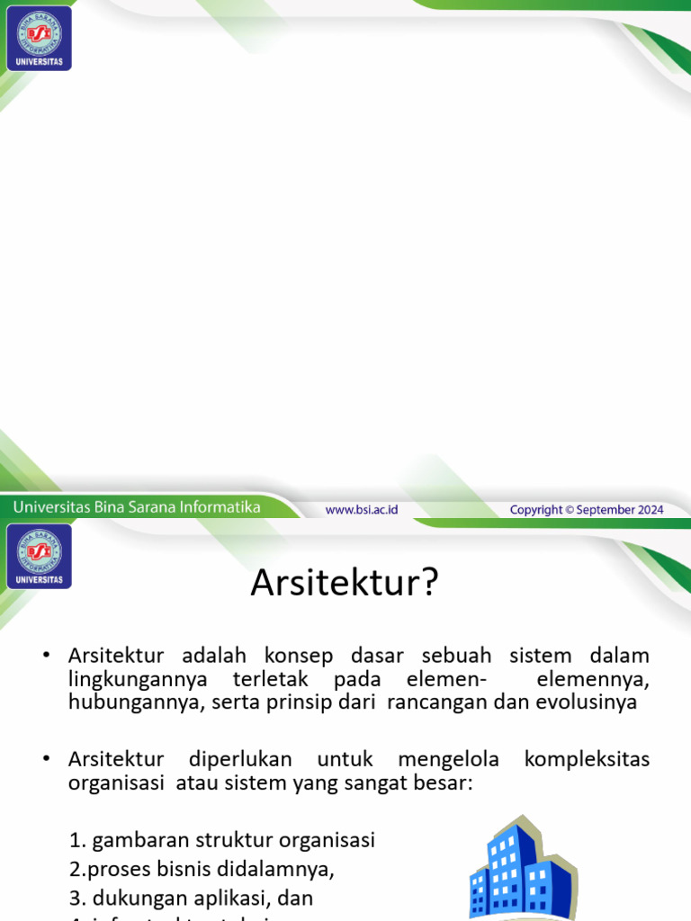 Architechture Enterprise BSI 1 | PDF