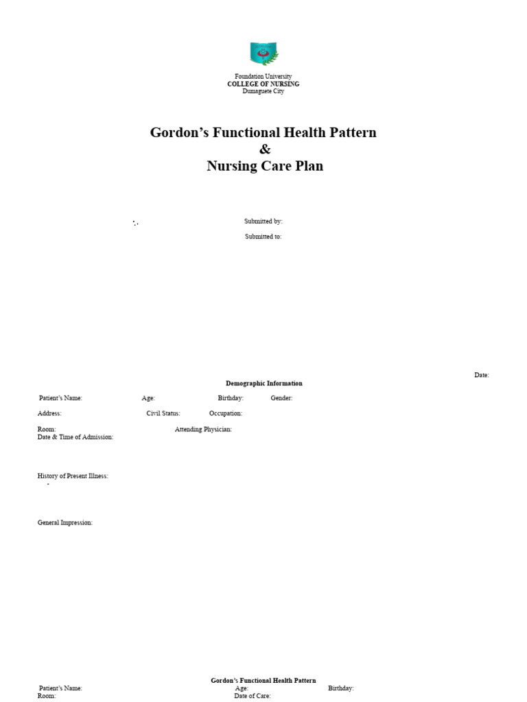 Gordon and NCP - 2 | PDF | Nursing | Social Programs