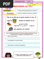 Actividades Adaptadas Con Pla Ple Pli Plo Plu | PDF