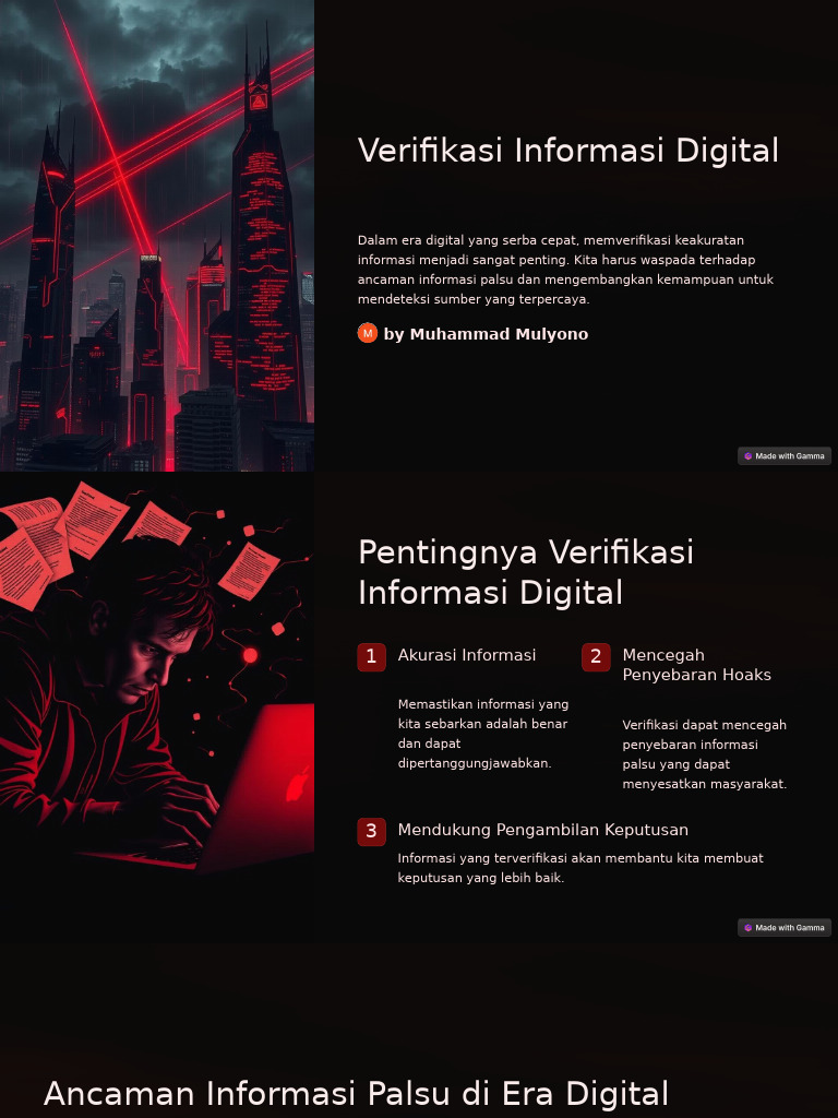 Verifikasi Informasi Digital | PDF