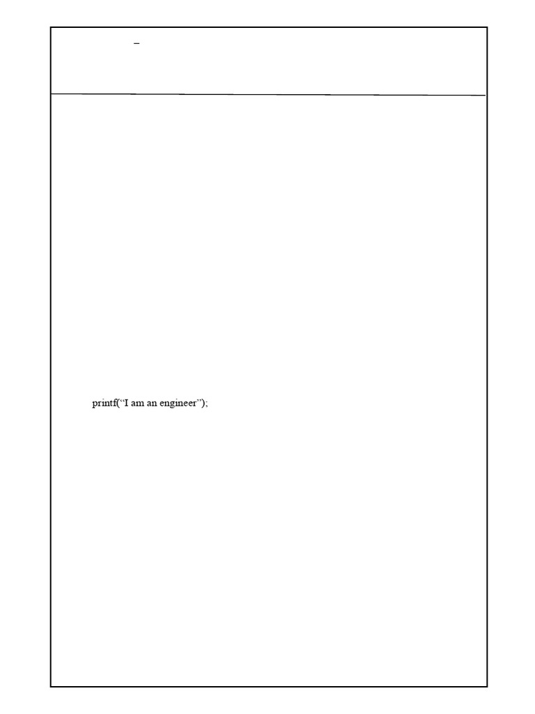 C Programming Basics and Exercises | PDF | Computer Engineering | Computer Science