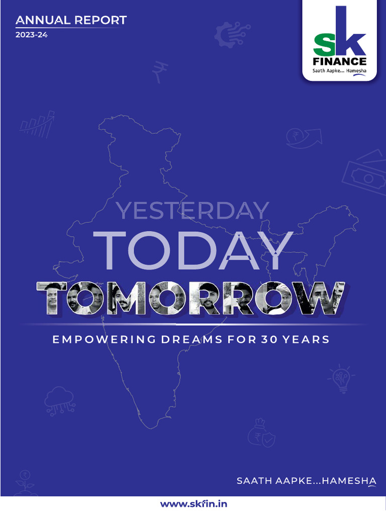 SK Finance Annual Report 2023-24 | PDF | Financial Statement | Customer ...