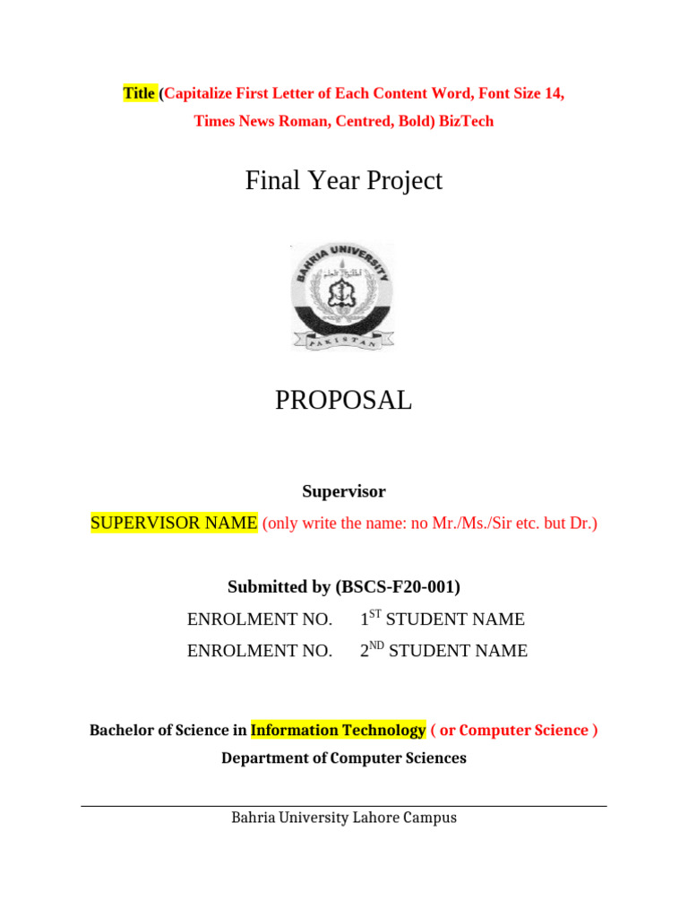 FYP PROPOSAL (Template) F20+ | PDF | Paragraph | Radar