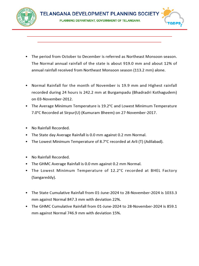 Daily Weather Report | PDF | Climate | Meteorology