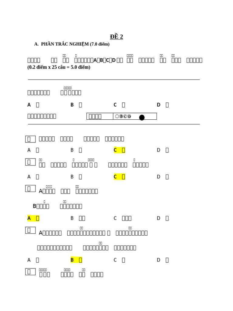 Đề mẫu CK GT2 | PDF