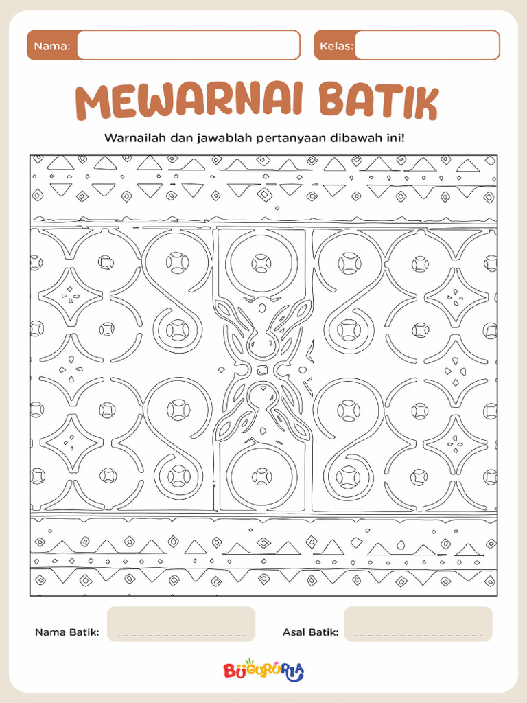 Mewarnai Batik Sulsel | PDF