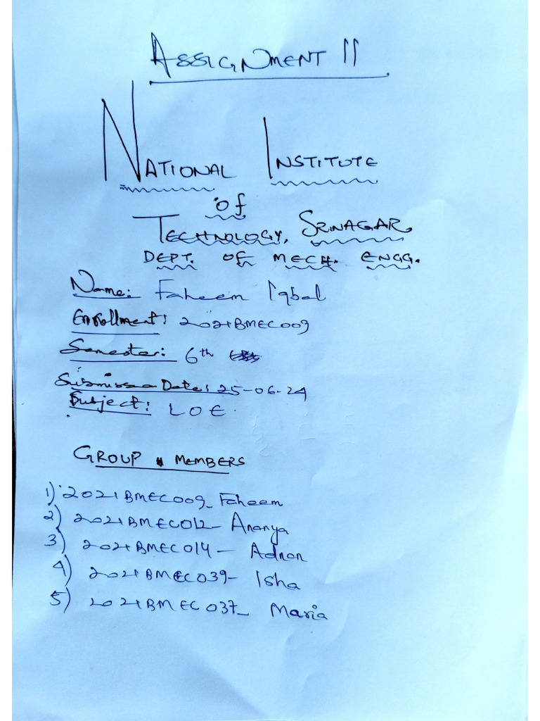 Assignment 2 Faheem | PDF