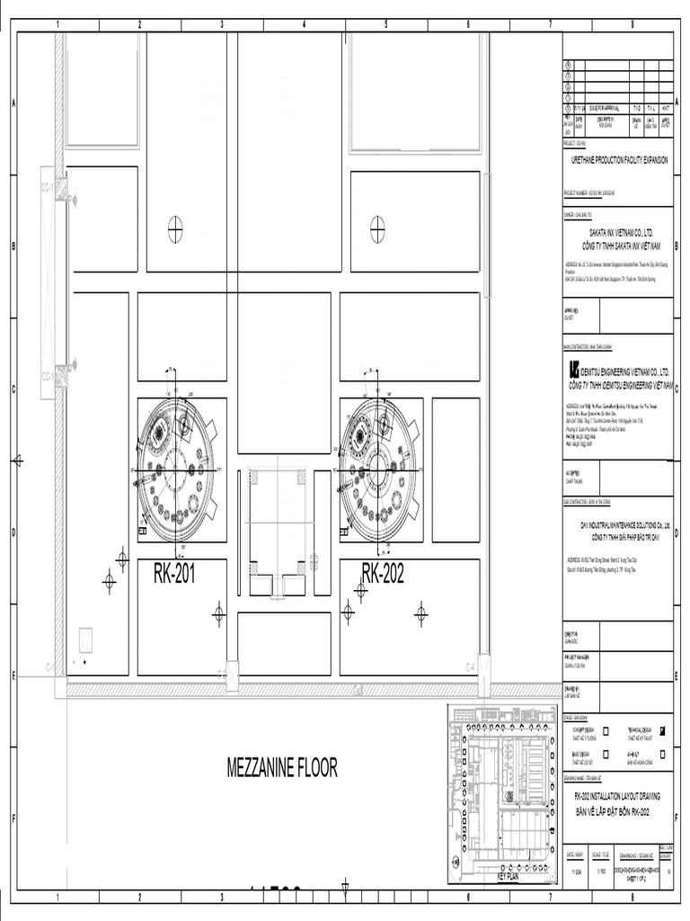 00 DWG 00 MIX GEN 003 RK202 Installation Layout Rev.0 | PDF
