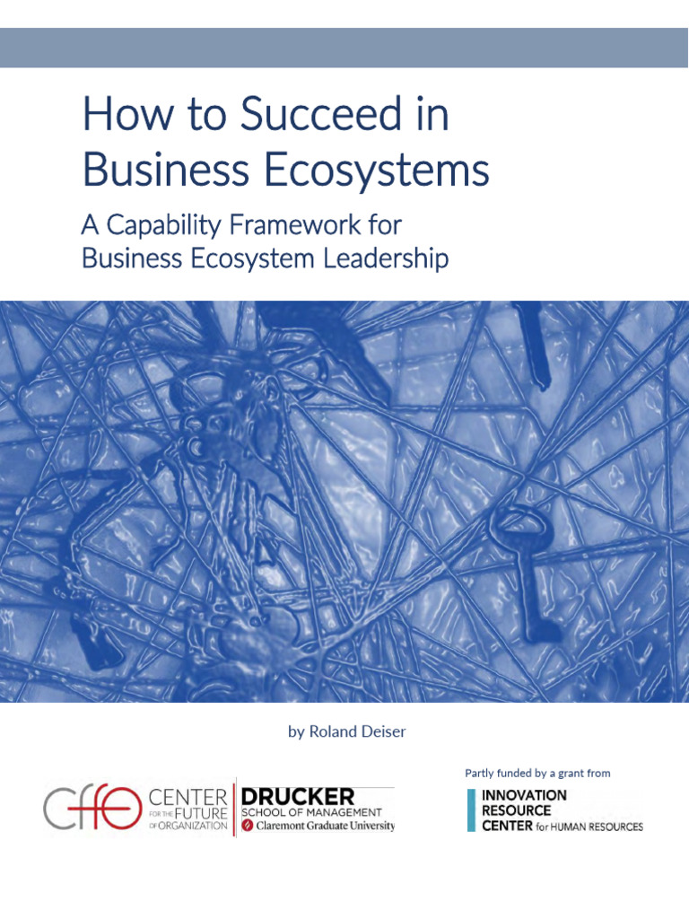 Business Ecosystem | PDF | Governance | Leadership