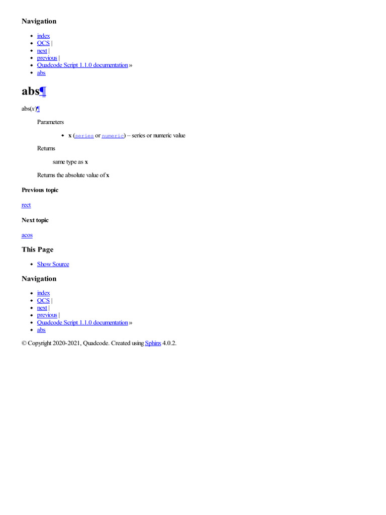 Navigation: Index QCS Next Previous Quadcode Script 1.1.0 Documentation Abs | PDF