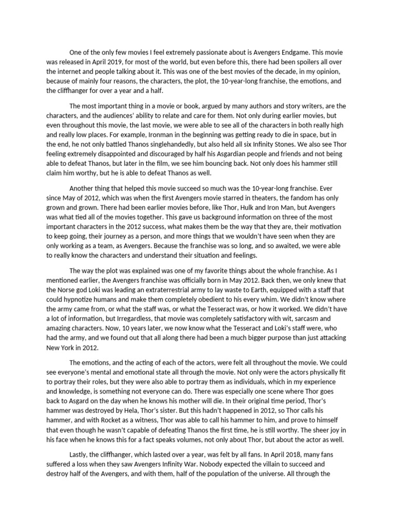Critical Review of Movie | PDF