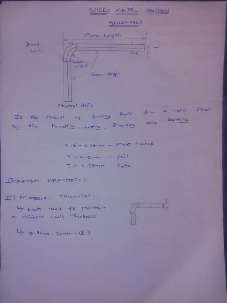 Sheet Metal Design Guidelines | PDF | Metalworking | Industrial Processes