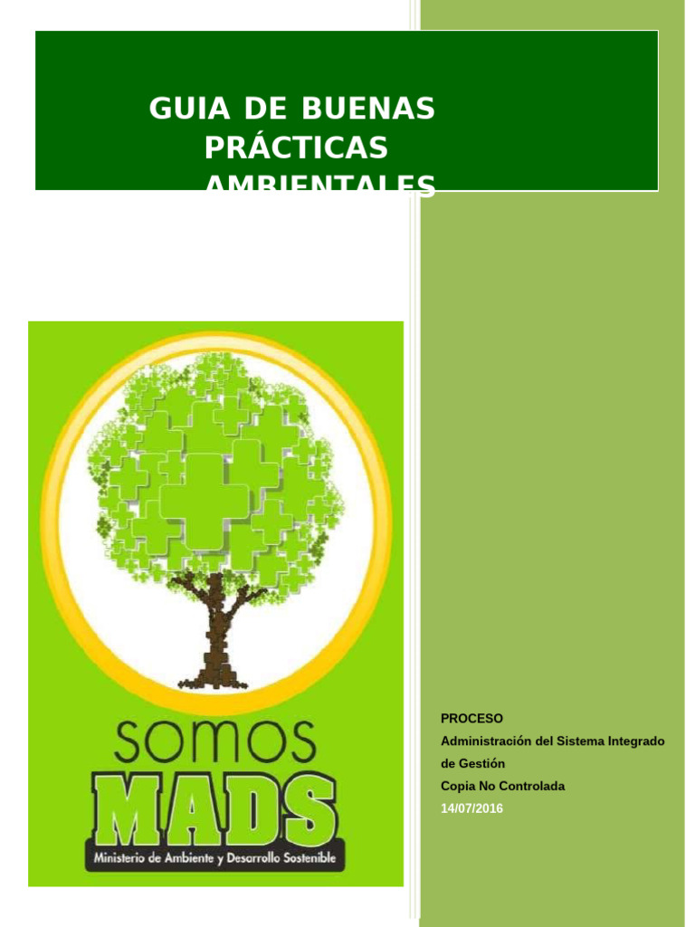 Guia de Buenas Practicas Ambientales Dadmis | PDF | Residuos | Entorno natural
