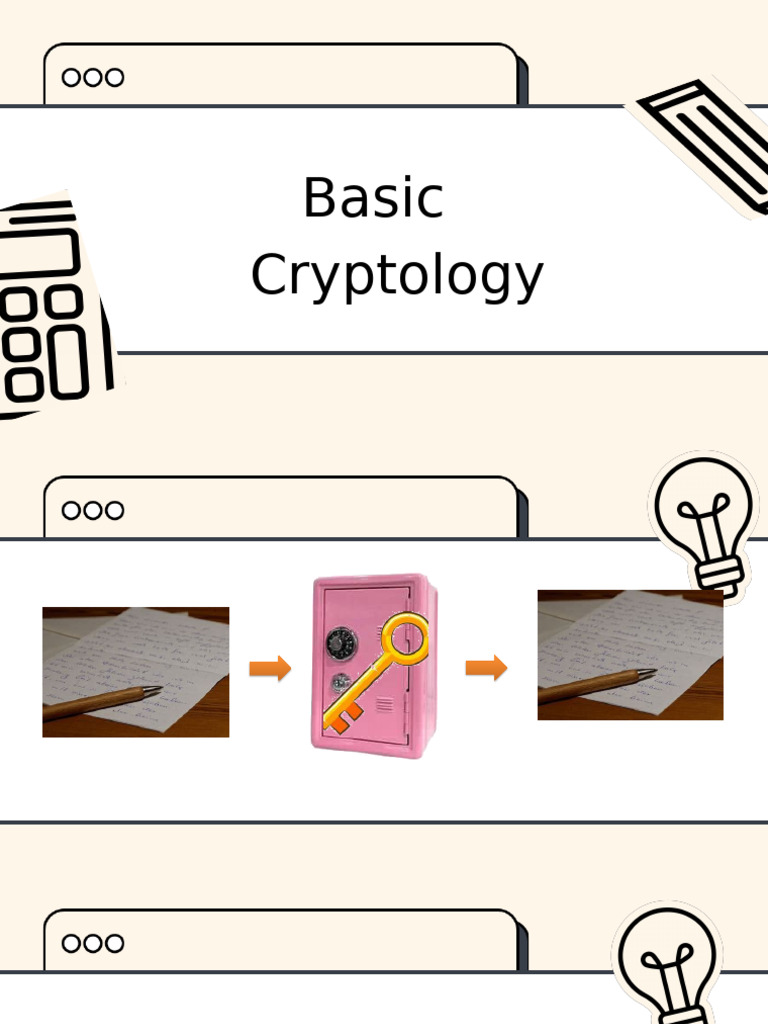 Basic Cryptology | PDF