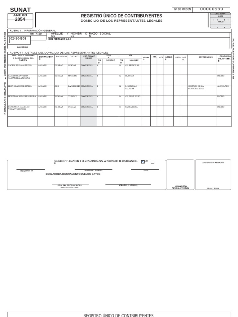 Registro Ruc Contabilidad Aplicada | PDF