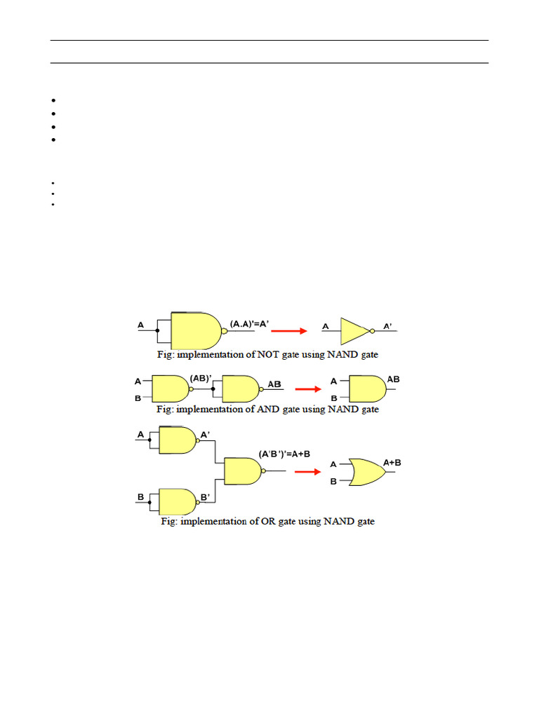 Understanding Universal Gates in Logic Design | PDF | Logic Gate ...