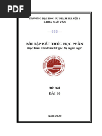 BÀI TẬP VỀ NHÀ (CÓ ĐÁP ÁN) | PDF